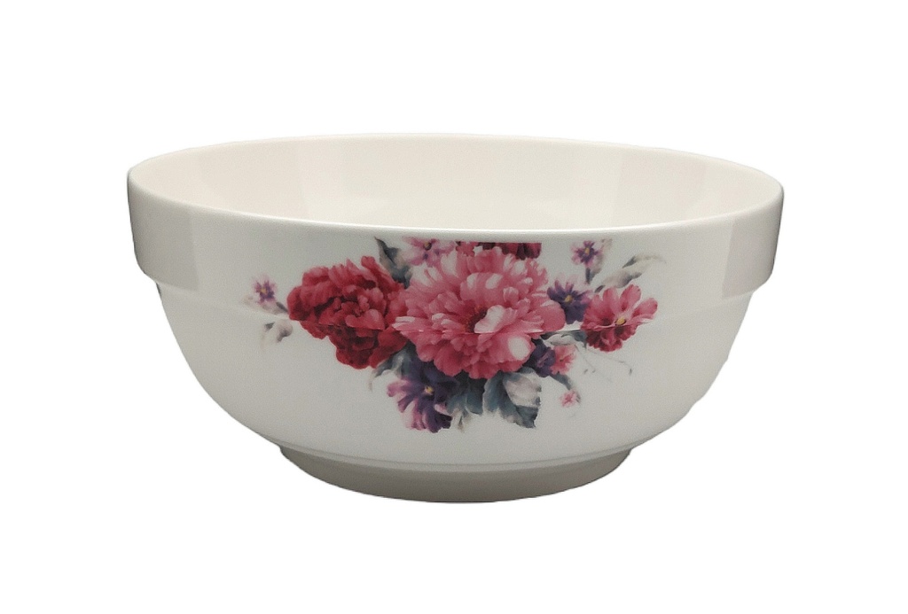 [CCK203-60] 6" Porcelain Deep Bowl, Pink Flower (48 pc/ctn) | Uniware ...